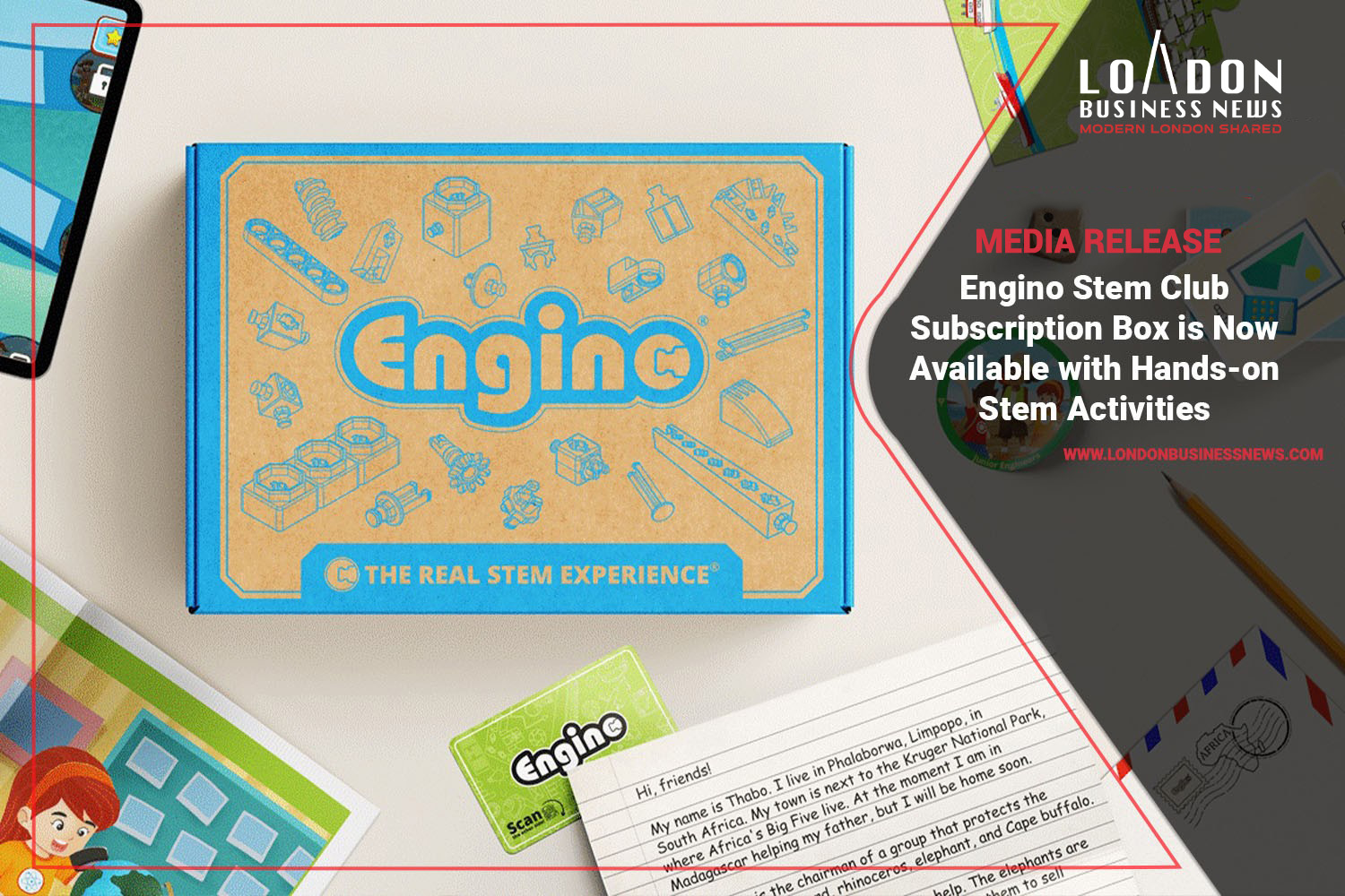 Engino Stem Club Subscription Box Available with Activities