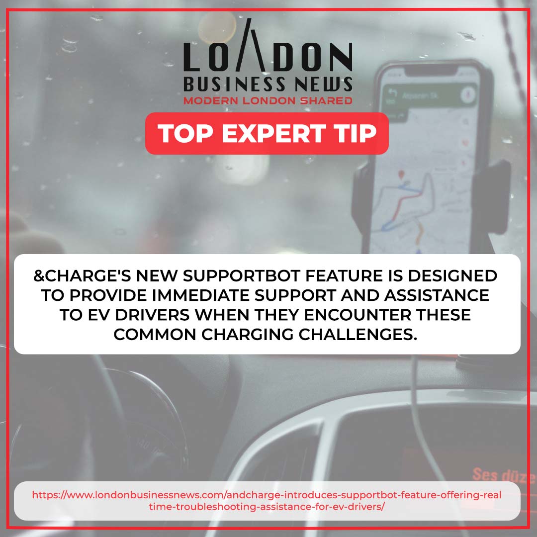 &Charge Introduce SupportBot to Enhance EV Driver Experience