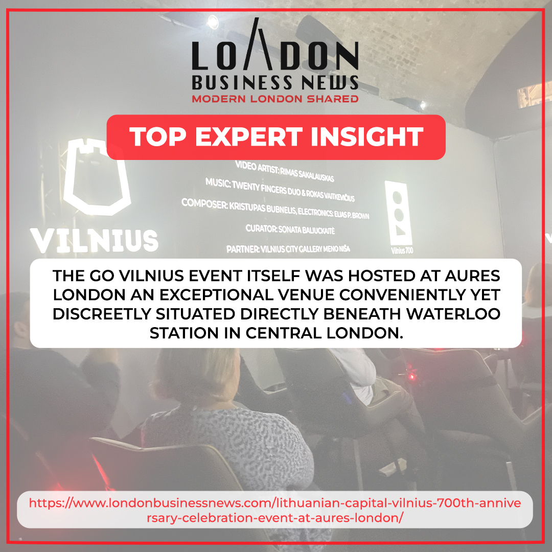 Vilnius celebrates 700th Anniversary at Aures London Event